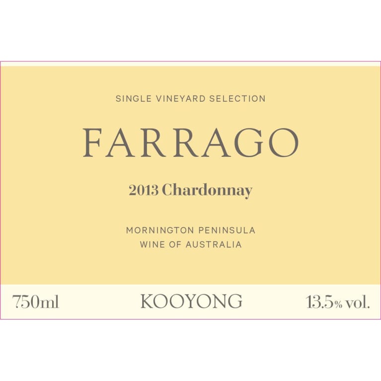 Kooyong Farrago Chardonnay 2013 | Wine.com