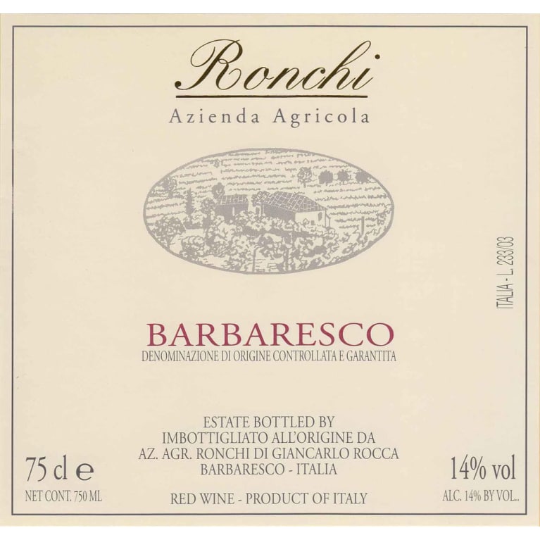 Ronchi Barbaresco 2013 | Wine.com