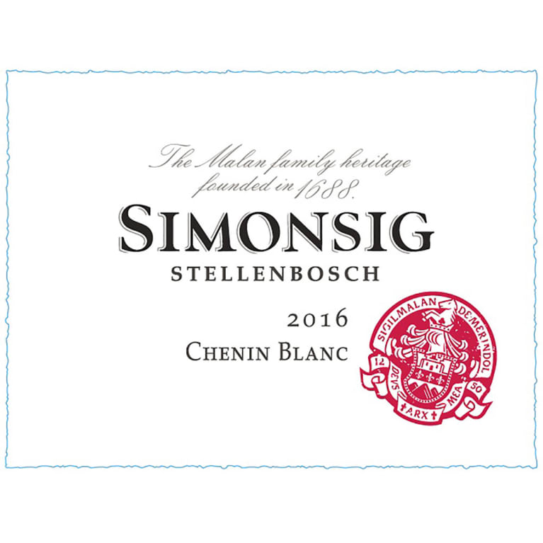 Simonsig Chenin Blanc 2016 | Wine.com