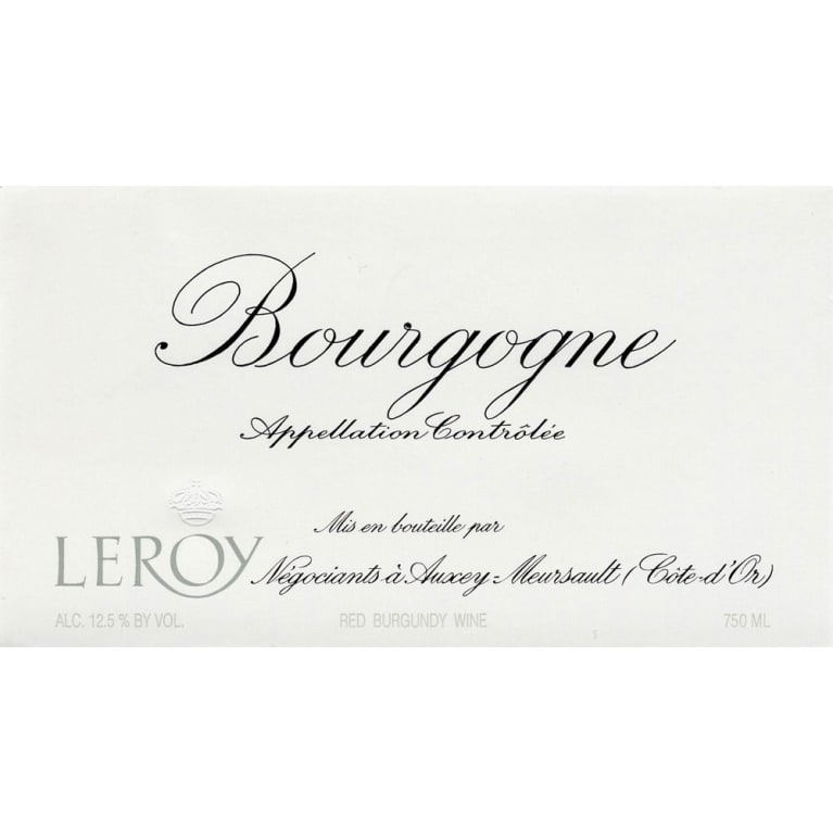 Maison Leroy Bourgogne Rouge 2015 | Wine.com