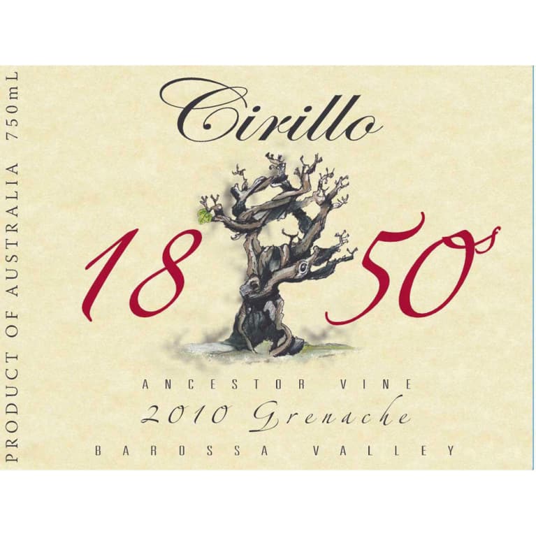 Cirillo 1850 Grenache 2010 | Wine.com