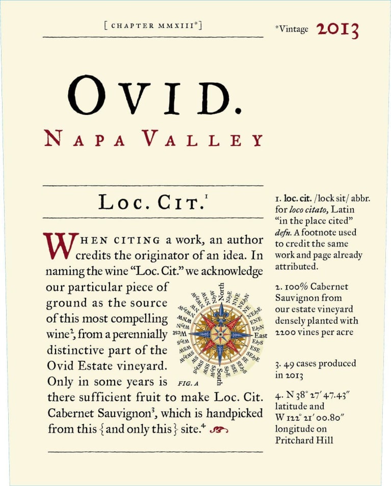 OVID Loc Cit Cabernet Sauvignon 2013 | Wine.com