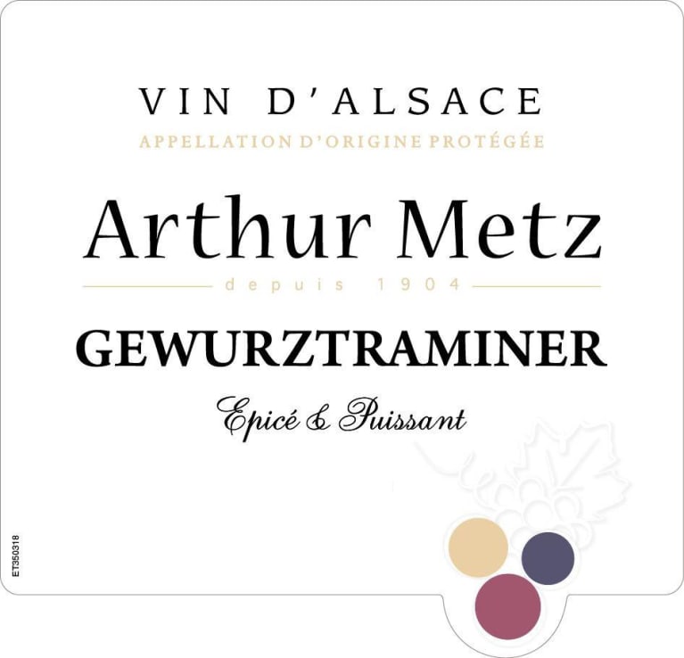 Arthur Metz Arthur Metz Gewurztraminer 2015 | Wine.com