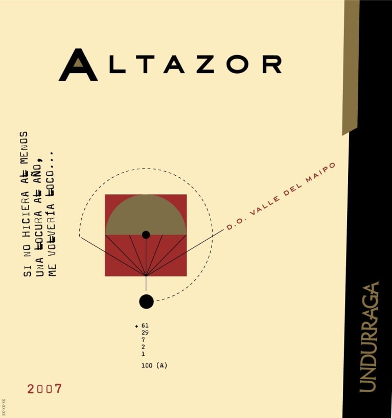 Undurraga Altazor Red 2007 | Wine.com
