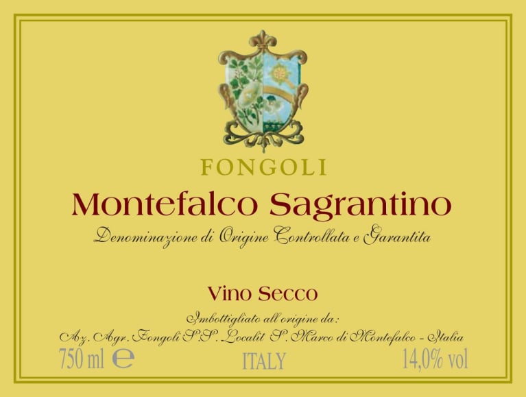 Fongoli Montefalco Sagrantino 2009 | Wine.com