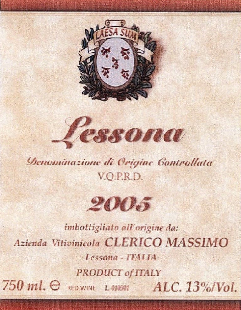 Massimo Clerico Lessona 2005 | Wine.com