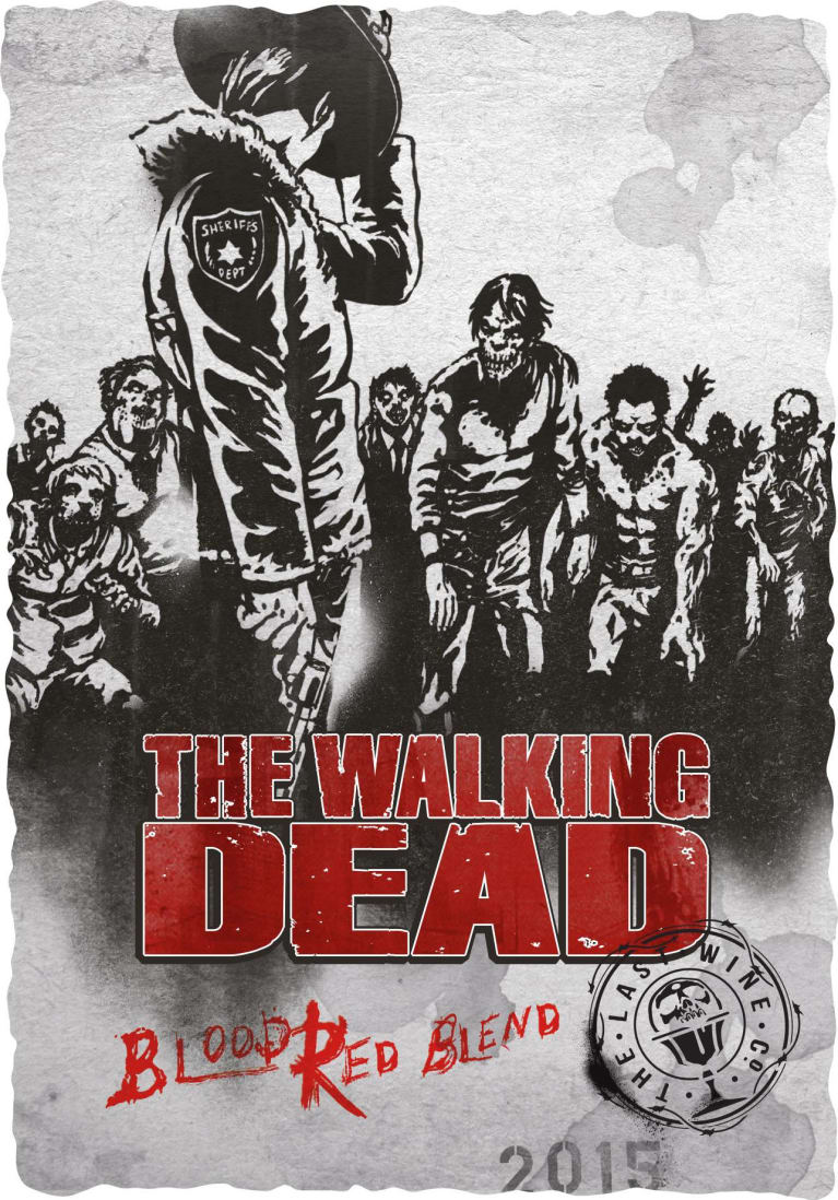 The Walking Dead Blood Red Blend 2015 | Wine.com