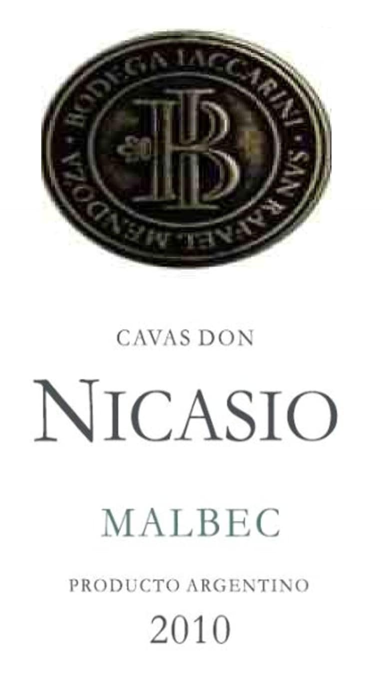 Bodega Iaccarini Cavas Don Nicasio Malbec 2010 | Wine.com