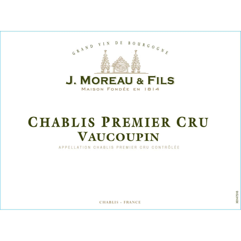 J. Moreau & Fils Chablis Vaucoupin Premier Cru 2014 | Wine.com