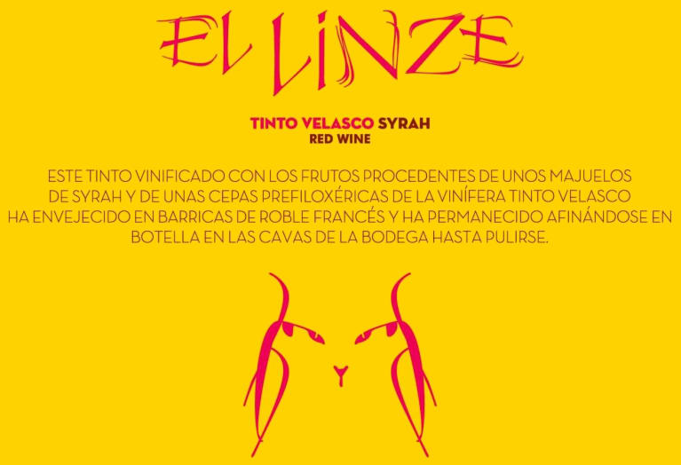 Bodegas Aruspide S.L. El Linze Vino de la Tierra Tinto Velasco Syrah ...