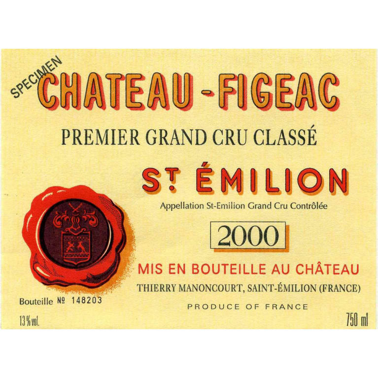 Chateau Figeac (1.5 Liter Magnum) 2000 | Wine.com