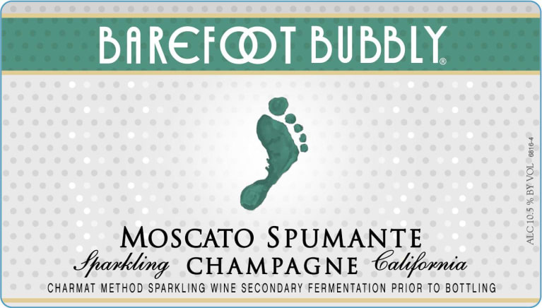 Barefoot Bubbly Moscato Spumante | Wine.com