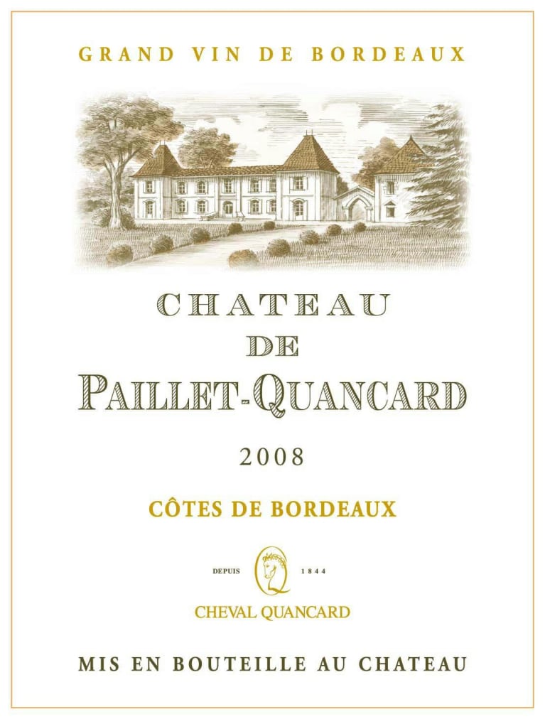 Cheval Quancard Chateau de Paillet-Quancard 2008 | Wine.com