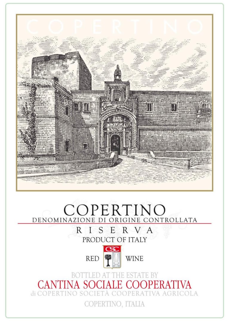 Cupertinum Cantina Sociale Cooperativa Copertino Rosso Riserva 2008 ...