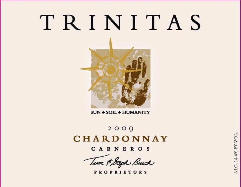 Trinitas Cellars Carneros Chardonnay 2009 | Wine.com