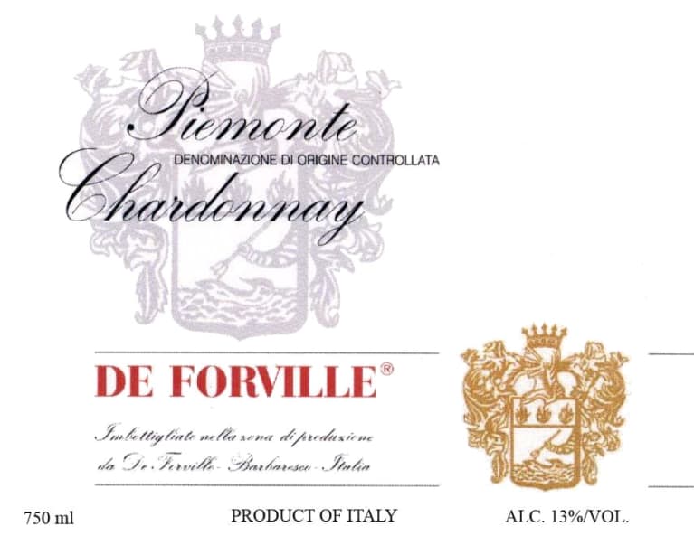 De Forville Piemonte Chardonnay 2014 | Wine.com