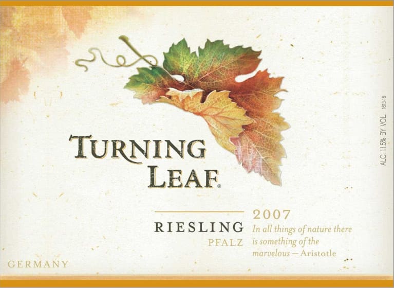 Turning Leaf Pfalz Riesling 2007 | Wine.com