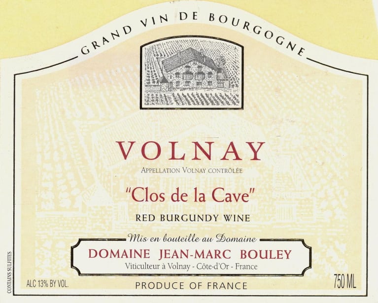 Domaine Jean-Marc et Thomas Bouley Volnay Clos de la Cave 2009 | Wine.com