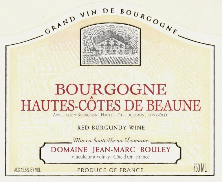 Domaine Jean-Marc et Thomas Bouley Bourgogne Hautes-Cotes de Beaune ...
