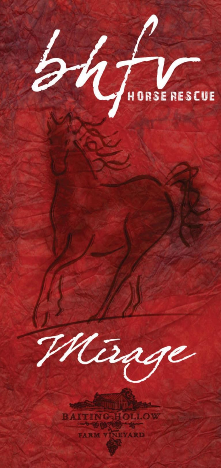 Baiting Hollow Farm Vineyard BHFV Horse Rescue Mirage 2010 | Wine.com