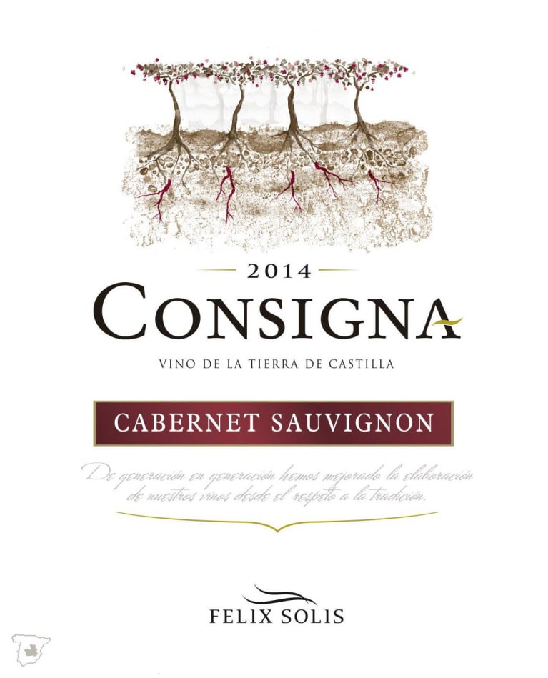 Felix Solis Avantis Consigna Vino de la Tierra Cabernet Sauvignon 2014 ...