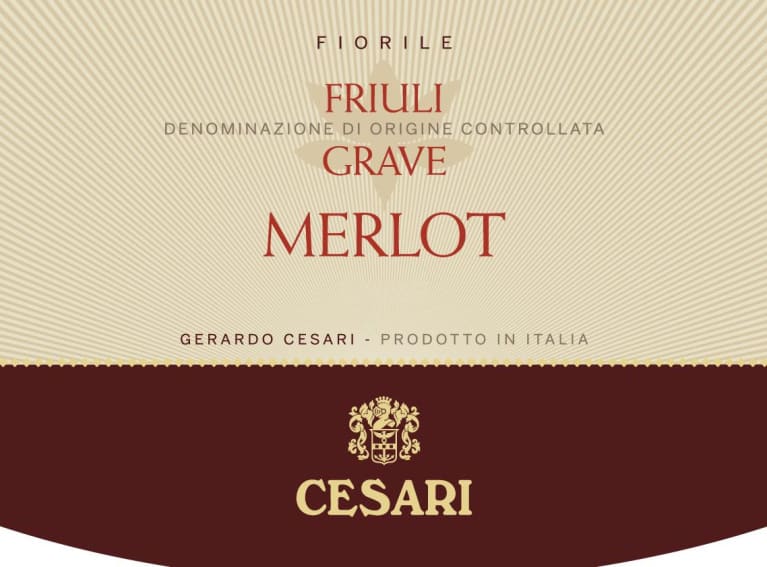 Gerardo Cesari S.p.A. Friuli Grave Fiorile Merlot 2014 | Wine.com