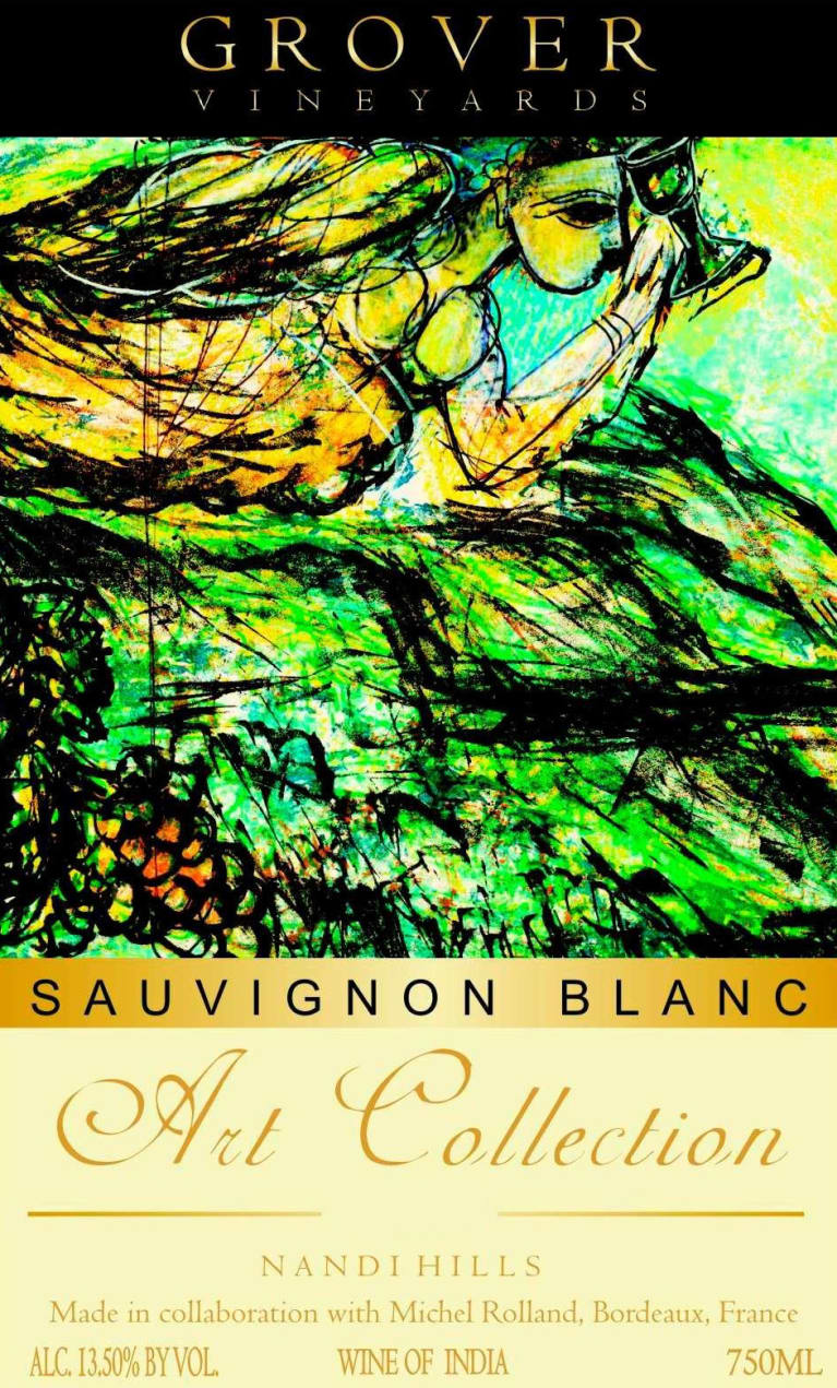 Grover Zampa Vineyards Art Collection Sauvignon Blanc 2013 | Wine.com