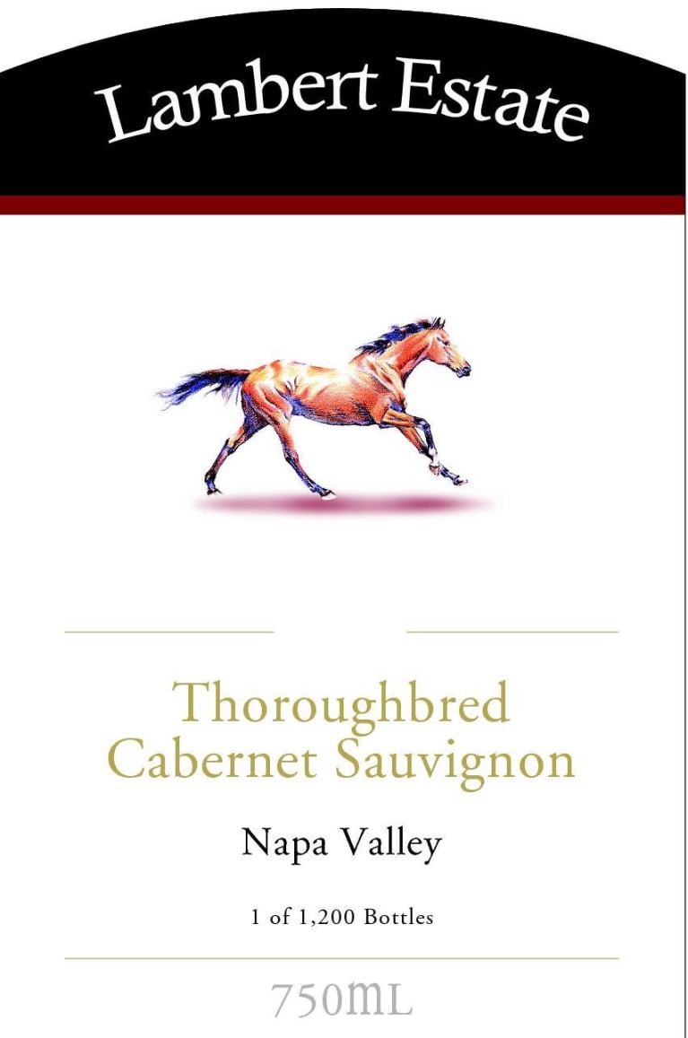 Lambert Estate Thoroughbred Cabernet Sauvignon 2012 | Wine.com