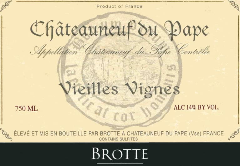 Maison Brotte Chateauneuf-du-Pape Vieilles Vignes 2009 | Wine.com