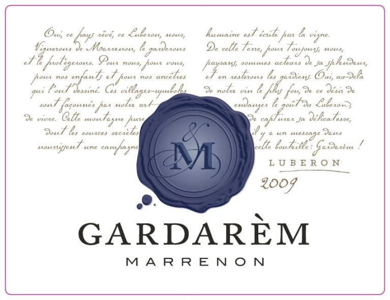 Marrenon Luberon Gardarem 2009 | Wine.com