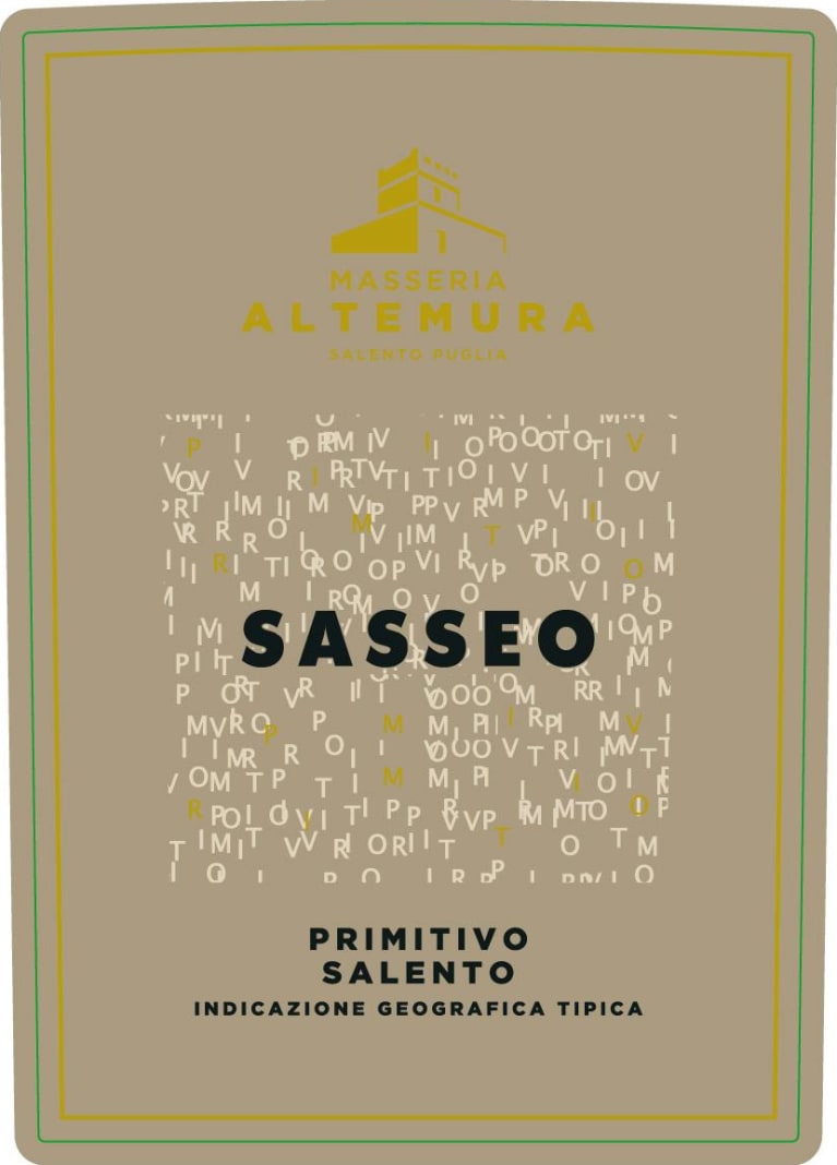 Masseria Altemura Salento Sasseo Primitivo 2013 | Wine.com