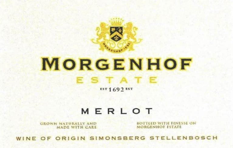 Morgenhof Wine Estate Merlot 2007 | Wine.com