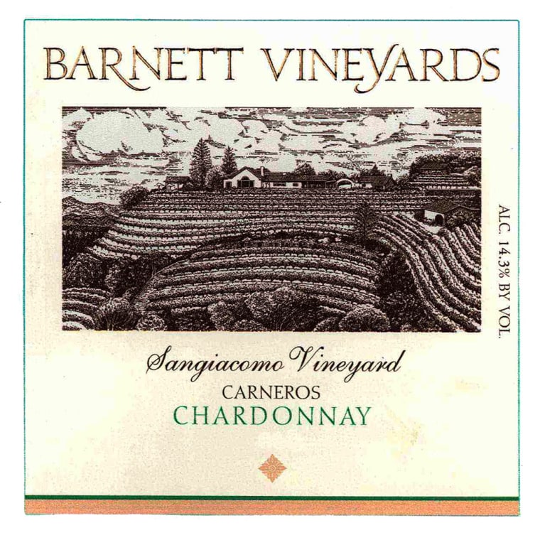 Barnett Vineyards Sangiacomo Vineyard Chardonnay 2016 | Wine.com