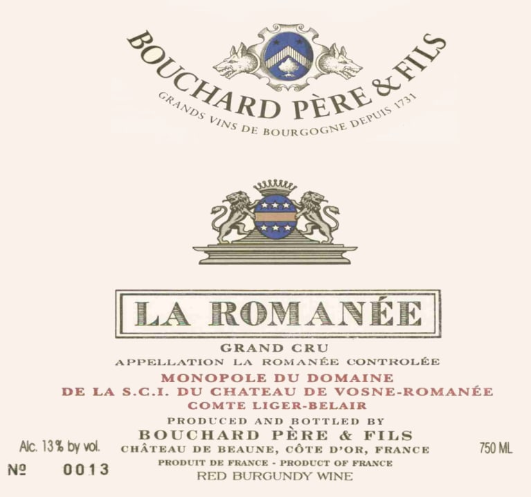 Bouchard Pere & Fils La Romanee Grand Cru 2000 | Wine.com