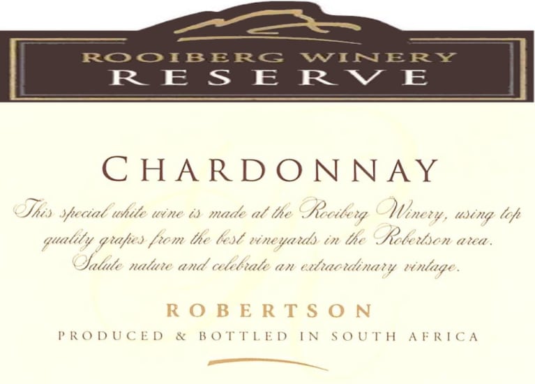 Rooiberg Winery Reserve Chardonnay 2013 | Wine.com
