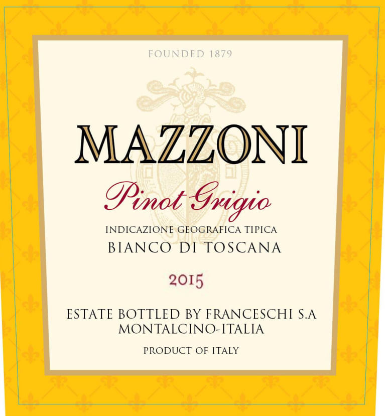 Mazzoni Pinot Grigio 2015 | Wine.com