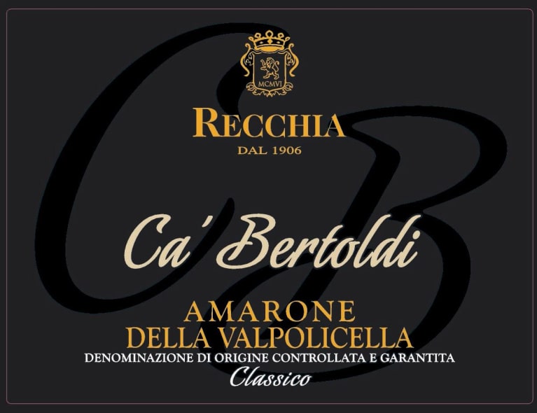 Recchia Amarone della Valpolicella Ca'Bertoldi 2010 | Wine.com