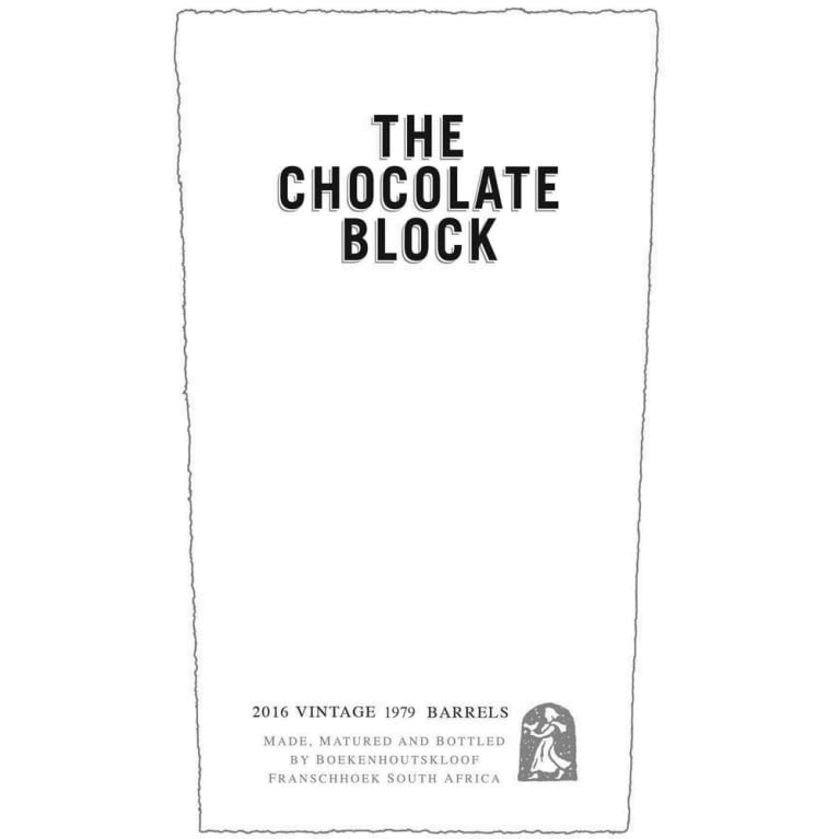 Boekenhoutskloof The Chocolate Block Red Blend 2016 | Wine.com