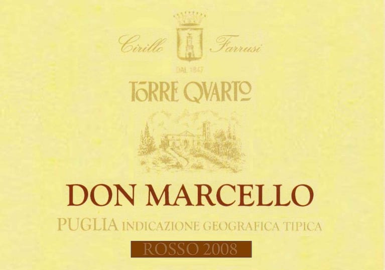 Torre Quarto Don Marcello Rosso 2008 | Wine.com