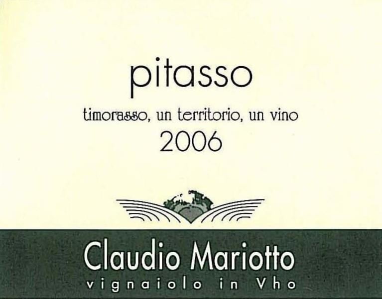 Claudio Mariotto Pitasso 2006 | Wine.com