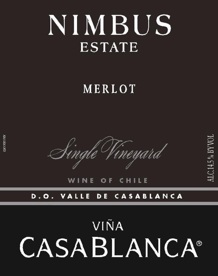 Vina Casablanca Nimbus Single Vineyard Merlot 2010 | Wine.com