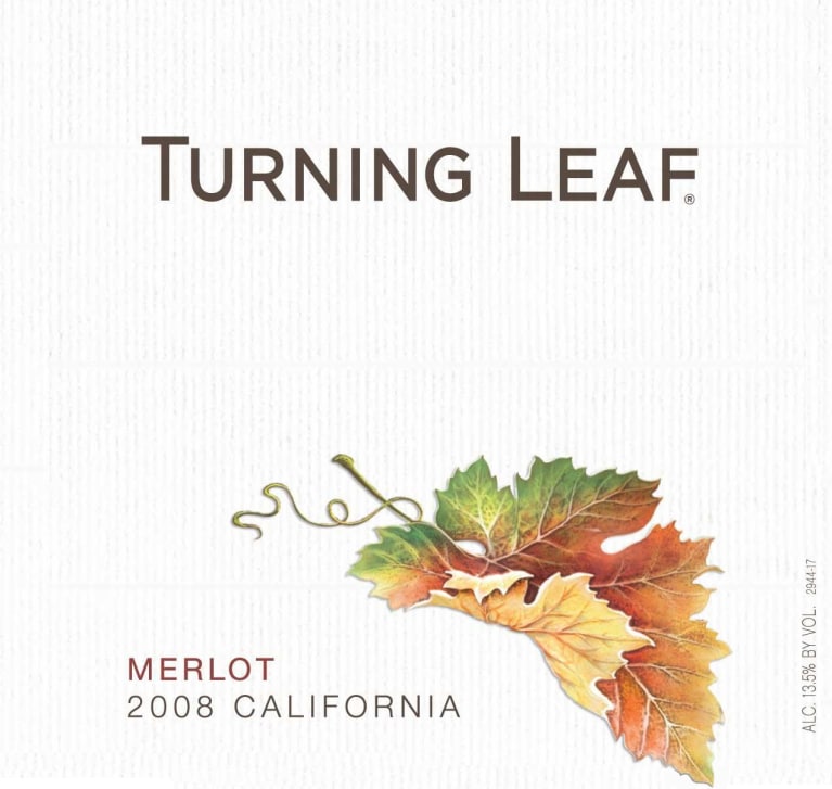 Turning Leaf Merlot 2008 | Wine.com