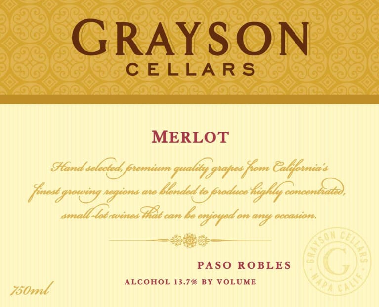 Grayson Cellars Merlot 2013 | Wine.com