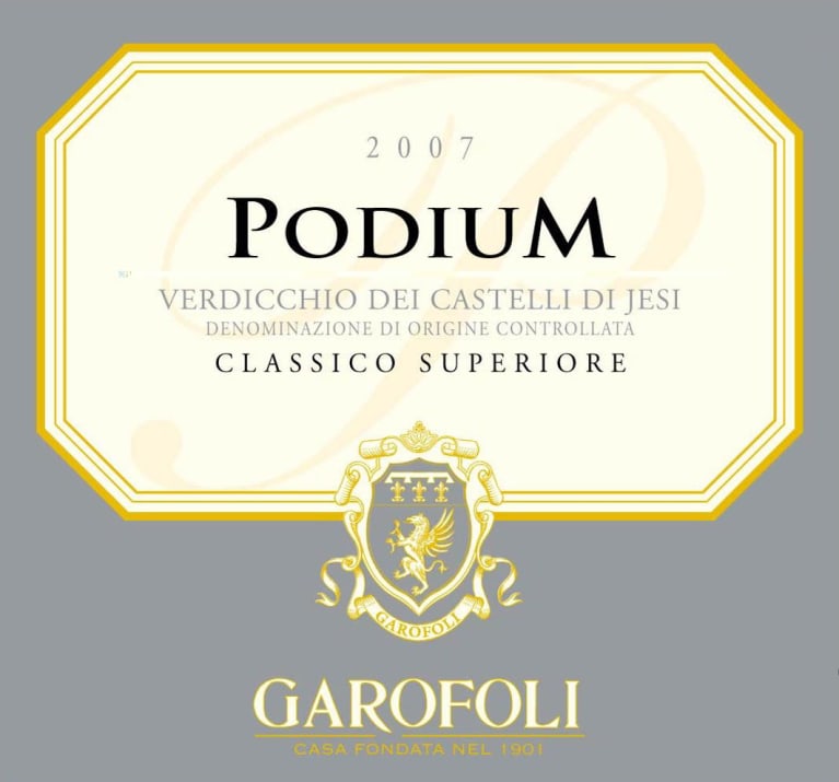 Garofoli Podium Verdicchio dei Castelli di Jesi Classico Superiore 2007 ...