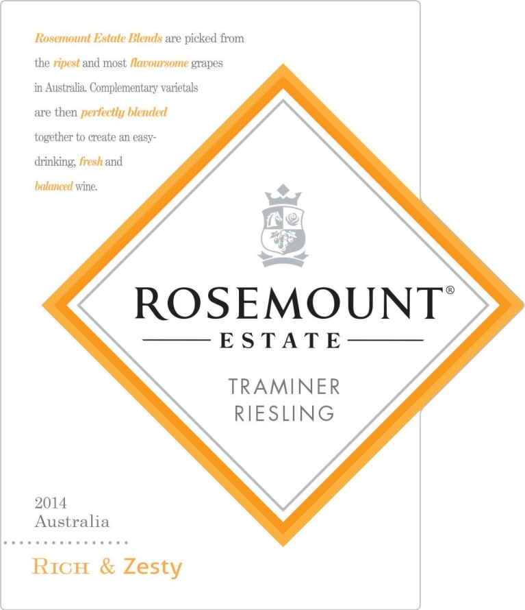 Rosemount Traminer Riesling 2014 | Wine.com