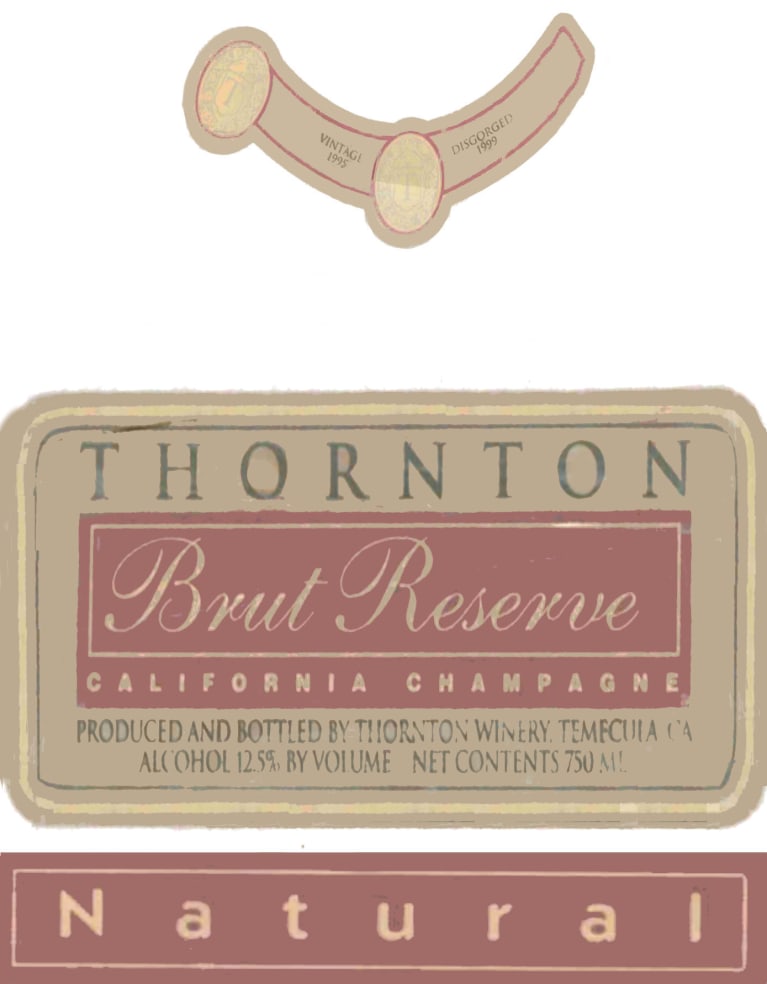 Thornton Winery Reserve Natural Brut 1995 | Wine.com