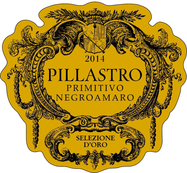 Cantine Due Palme Pillastro Selezione d'Oro Primitivo Negroamaro 2014 ...