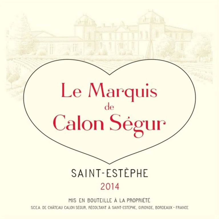 Chateau Calon-Segur Le Marquis de Calon-Segur 2014 | Wine.com