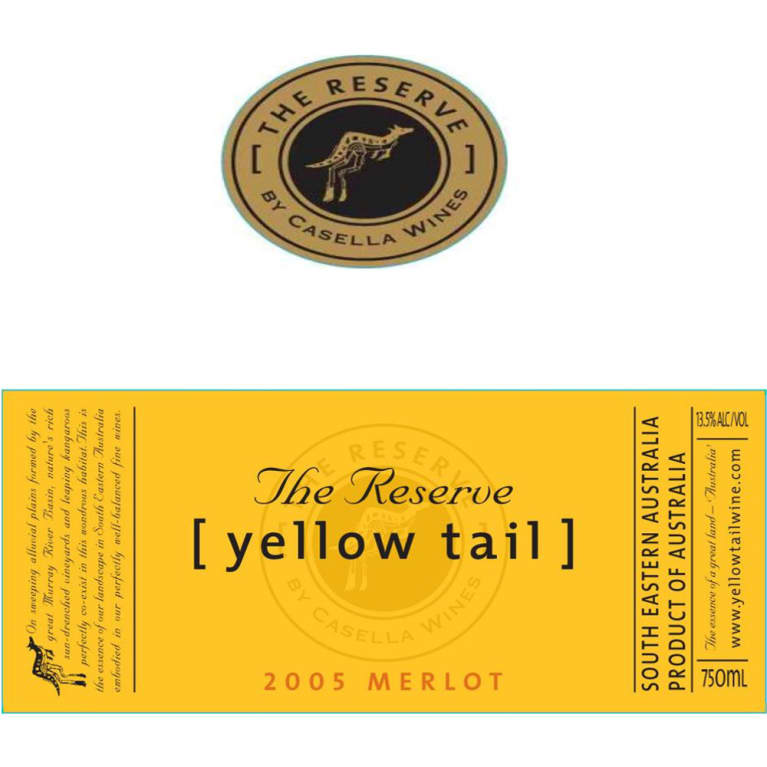 Yellow Tail The Reserve Merlot 2005 | Wine.com