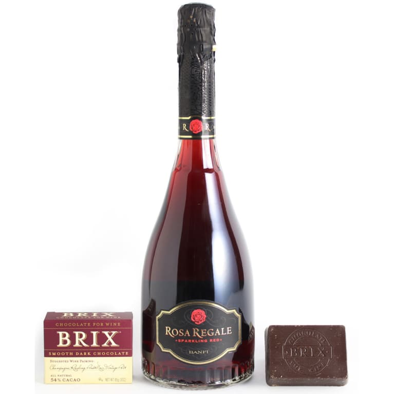 Banfi Sparkling Red Wine & Brix Chocolate | Wine.com
